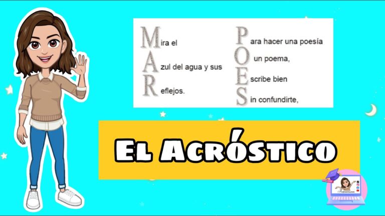 ¿Qué es un acróstico? Definición y características esenciales ...